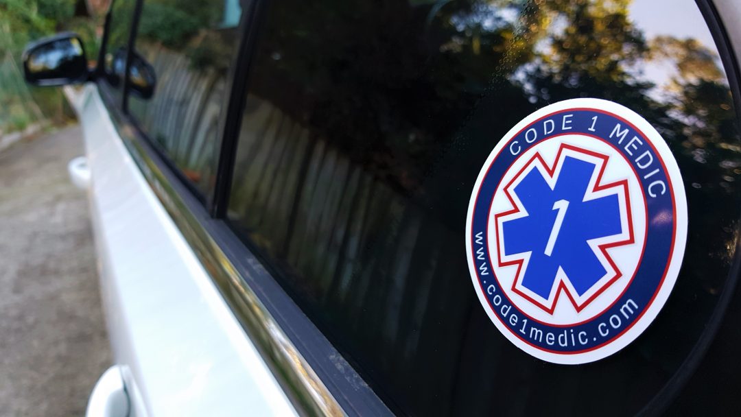 Code 1 Medic sticker (HOLLOGRAPHIC) | Code 1 Medic