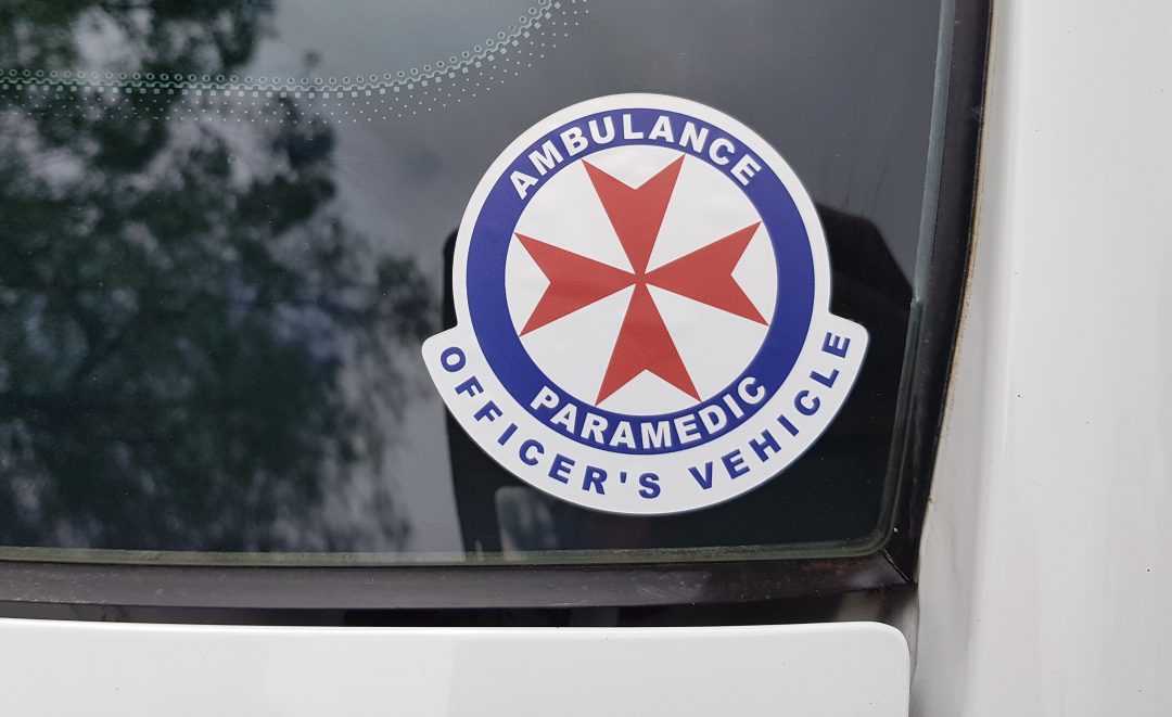 AMBULANCE PARAMEDIC VEHICLE STICKER | Code 1 Medic